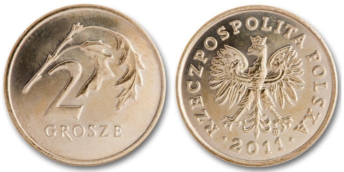 Moneta 2 grosze od 1990 r. cena | Coin24.pl