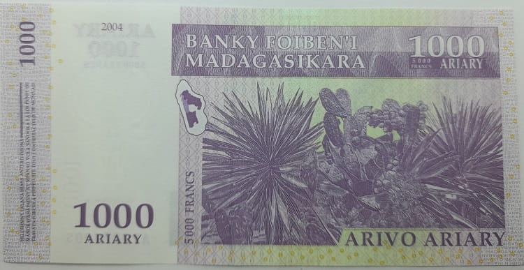 Madagaskar banknot 1000 Ariary 2004 r. UNC - Sklep numizmatyczny Coin24